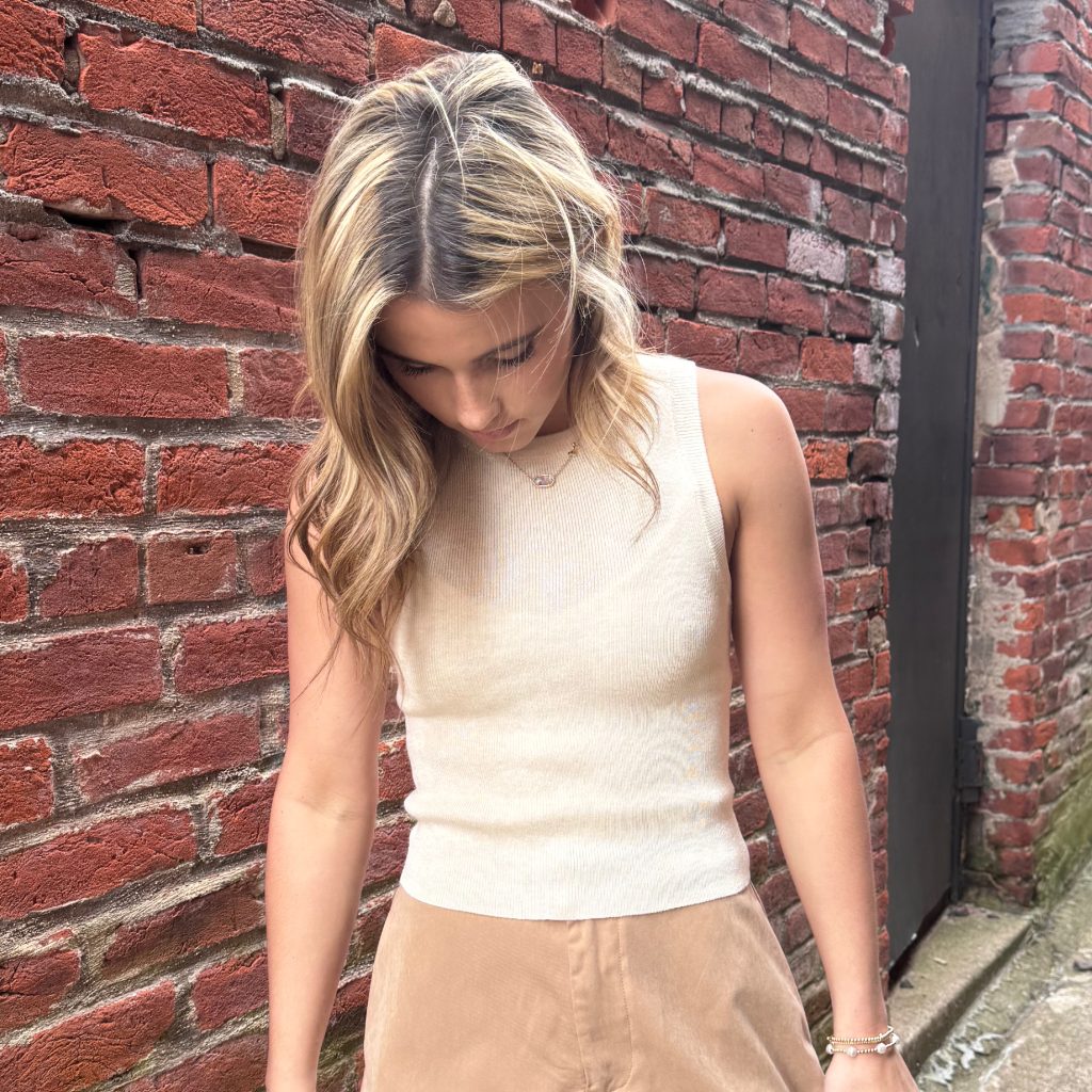 Alexis Knit Tank Sweater - Kenz Boutique