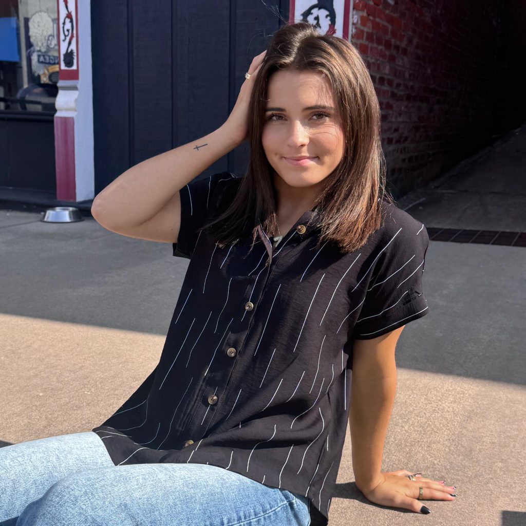 Brenna Button Down - Kenz Boutique