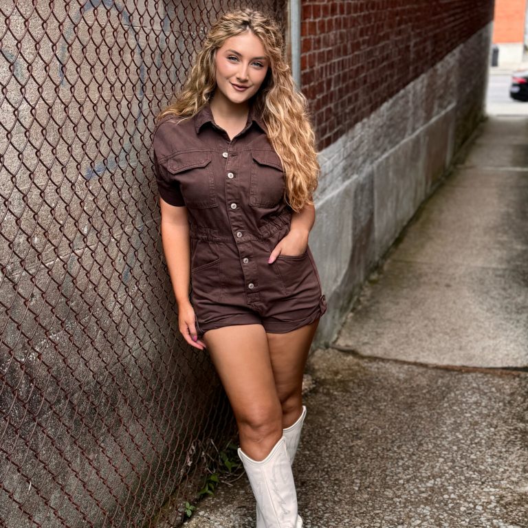 Free People - Marci Cuffed Shortall - Kenz Boutique